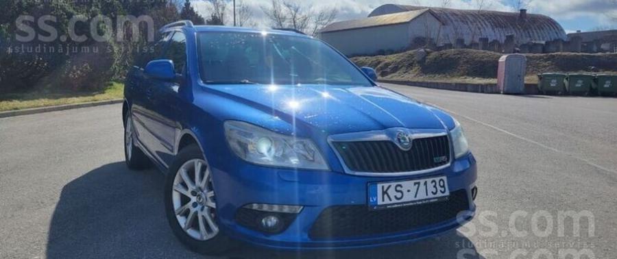 Синий Шкода Октавия 2010 в Талси, объемом двигателя 2.00 л и пробегом 370 тыс. км за 3100 €, фото 3 на AUTOMOTO.COM.LV