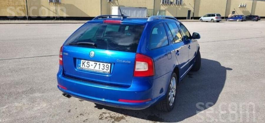 Синий Шкода Октавия 2010 в Талси, объемом двигателя 2.00 л и пробегом 370 тыс. км за 3100 €, фото 4 на AUTOMOTO.COM.LV