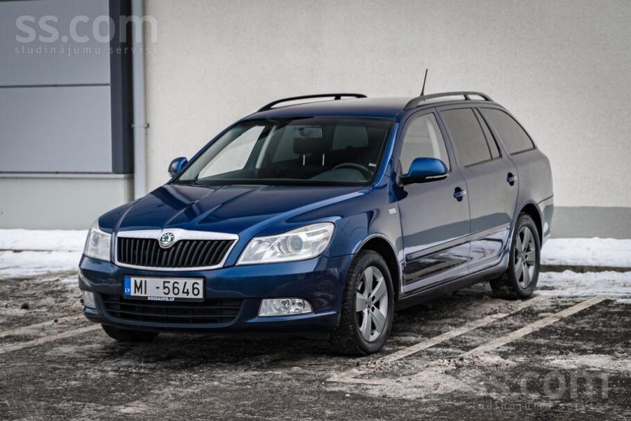 Blue Skoda Octavia 2011 in Riga, with an engine capacity of 1.60 L and mileage of 0 thousand km for 3450 €, photo 1 on AUTOMOTO.COM.LV