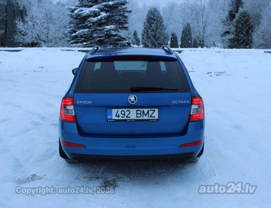 Blue Skoda Octavia 2014 in Rapla, with an engine capacity of 1.60 L and mileage of 329 thousand km for 4690 €, photo 6 on AUTOMOTO.COM.LV