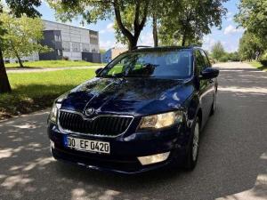 Blue Skoda Octavia 2014 in Utena, with an engine capacity of 1.60 L and mileage of 351 thousand km for 5100 €, photo  on AUTOMOTO.COM.LV