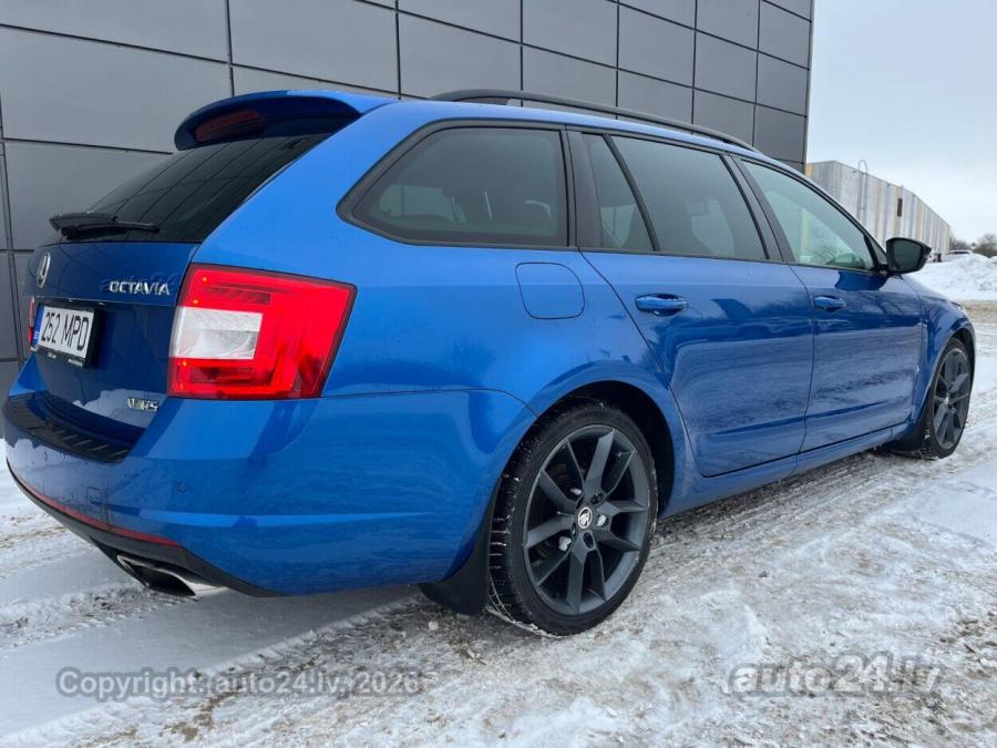Blue Skoda Octavia 2015 in Kuressaare, with an engine capacity of 2.00 L and mileage of 204 thousand km for 11350 €, photo 6 on AUTOMOTO.COM.LV