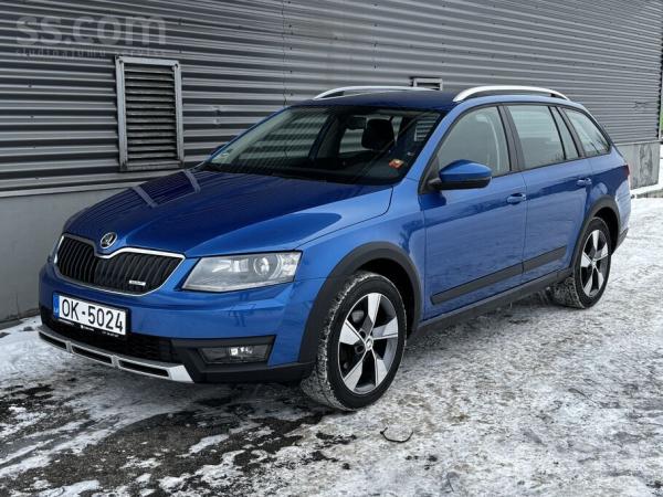 Blue Skoda Octavia 2015 in Riga, with an engine capacity of 2.00 L and mileage of 243 thousand km for 8900 €, photo 1 on AUTOMOTO.COM.LV