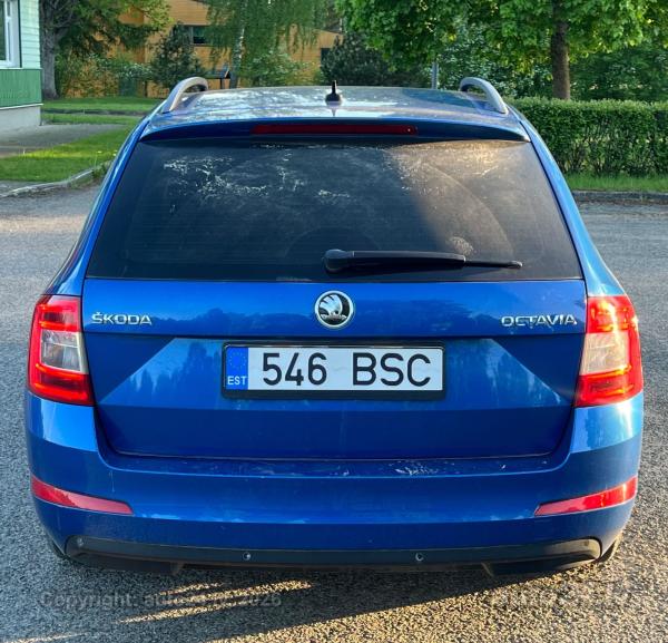 Blue Skoda Octavia 2015 in Tartu, with an engine capacity of 1.60 L and mileage of 216 thousand km for 5600 €, photo 6 on AUTOMOTO.COM.LV