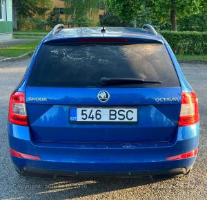 Blue Skoda Octavia 2015 in Tartu, with an engine capacity of 1.60 L and mileage of 216 thousand km for 5600 €, photo 7 on AUTOMOTO.COM.LV