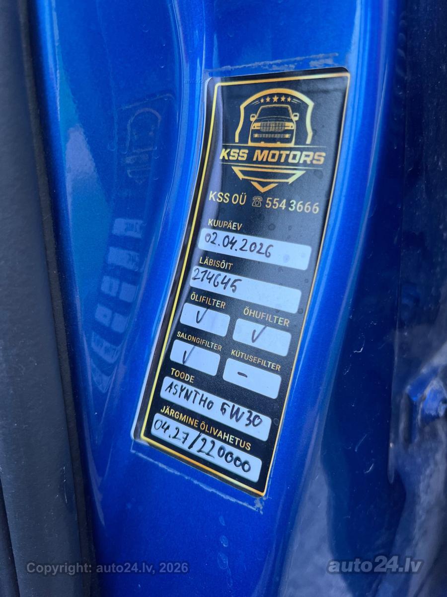 Blue Skoda Octavia 2015 in Tartu, with an engine capacity of 1.60 L and mileage of 216 thousand km for 5600 €, photo 24 on AUTOMOTO.COM.LV