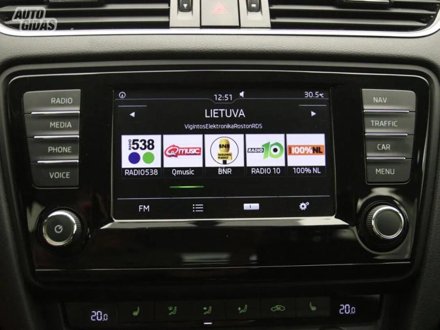 Blue Skoda Octavia 2015 in Vilnius, with an engine capacity of 1.60 L and mileage of 205 thousand km for 7499 €, photo 23 on AUTOMOTO.COM.LV