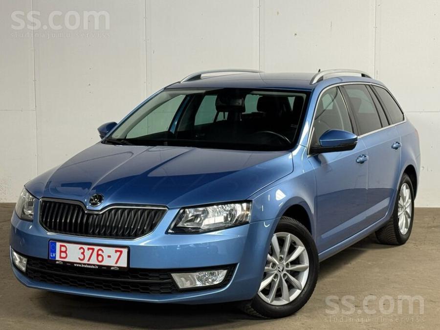 Blue Skoda Octavia 2015 in Jurmala, with an engine capacity of 1.60 L and mileage of 275 thousand km for 6995 €, photo 1 on AUTOMOTO.COM.LV