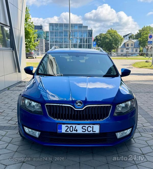 Blue Skoda Octavia 2015 in Tallinn, with an engine capacity of 2.00 L and mileage of 351 thousand km for 5999 €, photo 1 on AUTOMOTO.COM.LV