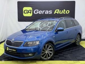Blue Skoda Octavia 2015 in Vilnius, with an engine capacity of 2.00 L and mileage of 211 thousand km for 8850 €, photo  on AUTOMOTO.COM.LV