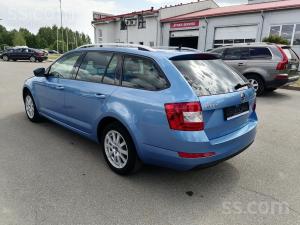 Blue Skoda Octavia 2016 in Valmiera, with an engine capacity of 2.00 L and mileage of 90 thousand km for 11200 €, photo 3 on AUTOMOTO.COM.LV