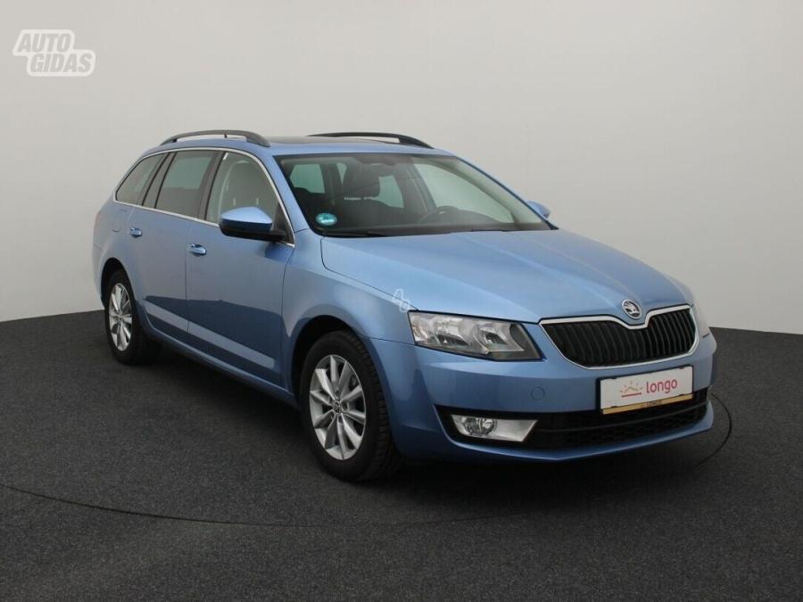 Blue Skoda Octavia 2016 in Vilnius, with an engine capacity of 1.60 L and mileage of 191 thousand km for 9499 €, photo 10 on AUTOMOTO.COM.LV