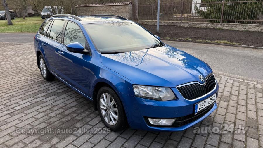 Blue Skoda Octavia 2016 in Tallinn, with an engine capacity of 1.60 L and mileage of 242 thousand km for 6900 €, photo 4 on AUTOMOTO.COM.LV