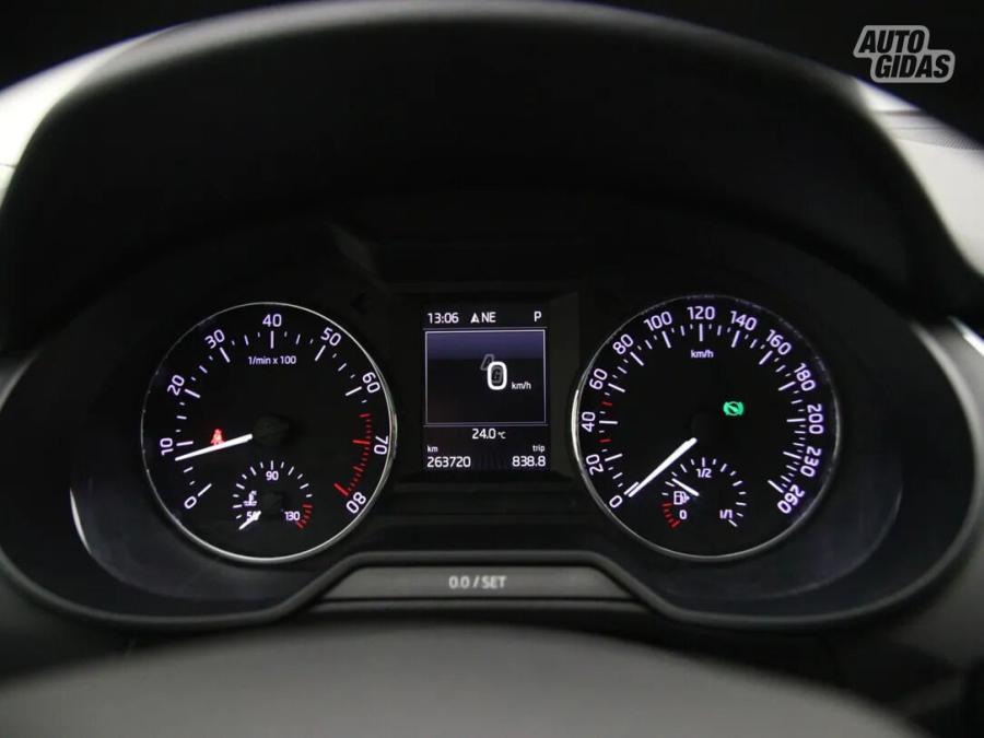 Blue Skoda Octavia 2016 in Vilnius, with an engine capacity of 1.40 L and mileage of 264 thousand km for 8399 €, photo 20 on AUTOMOTO.COM.LV