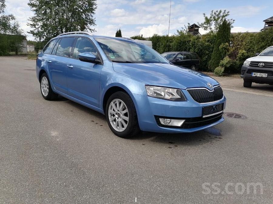 Zils Skoda Octavia 2016 Valmiera, ar dzinēja tilpumu 2.00 L un nobraukumu 90 tūkst. km par 11200 €, foto 1 vietnē AUTOMOTO.COM.LV