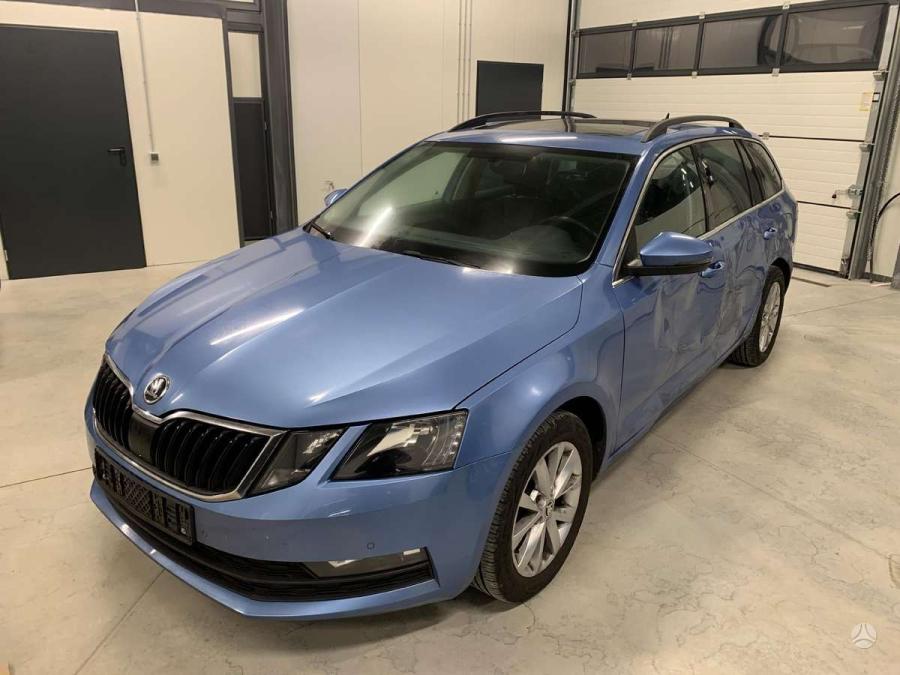 Blue Skoda Octavia 2017 in Kaunas, with an engine capacity of 1.60 L and mileage of 190 thousand km for 6200 €, photo 1 on AUTOMOTO.COM.LV