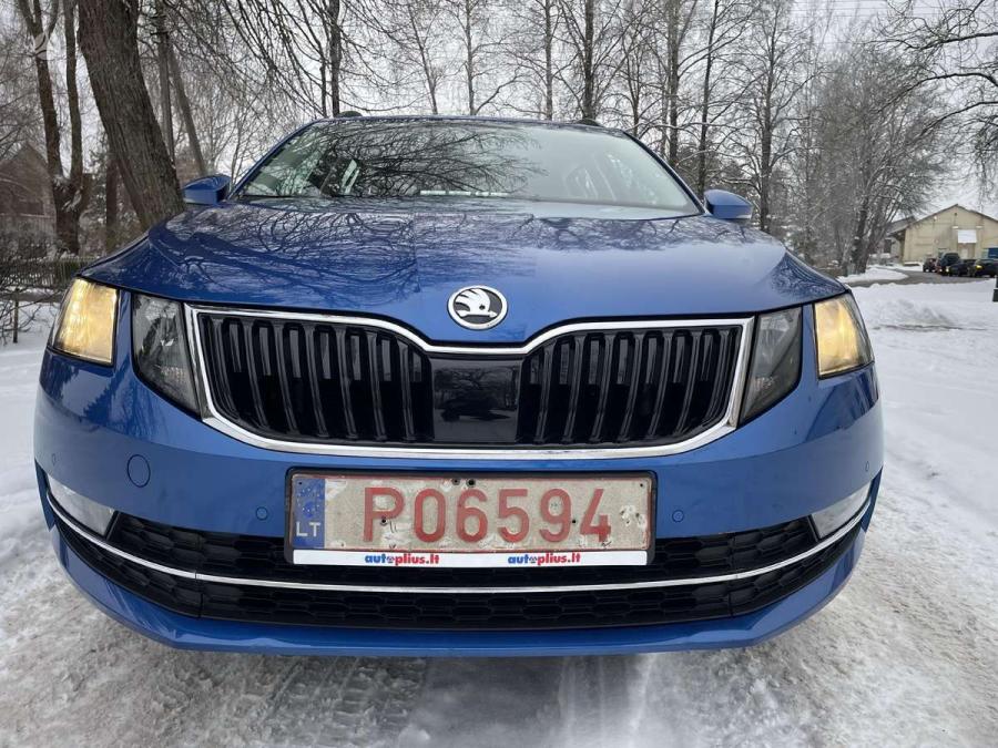 Blue Skoda Octavia 2018 in Utena, with an engine capacity of 1.97 L and mileage of 313 thousand km for 8350 €, photo 4 on AUTOMOTO.COM.LV