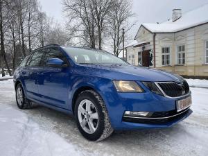 Blue Skoda Octavia 2018 in Utena, with an engine capacity of 1.97 L and mileage of 313 thousand km for 8350 €, photo 7 on AUTOMOTO.COM.LV