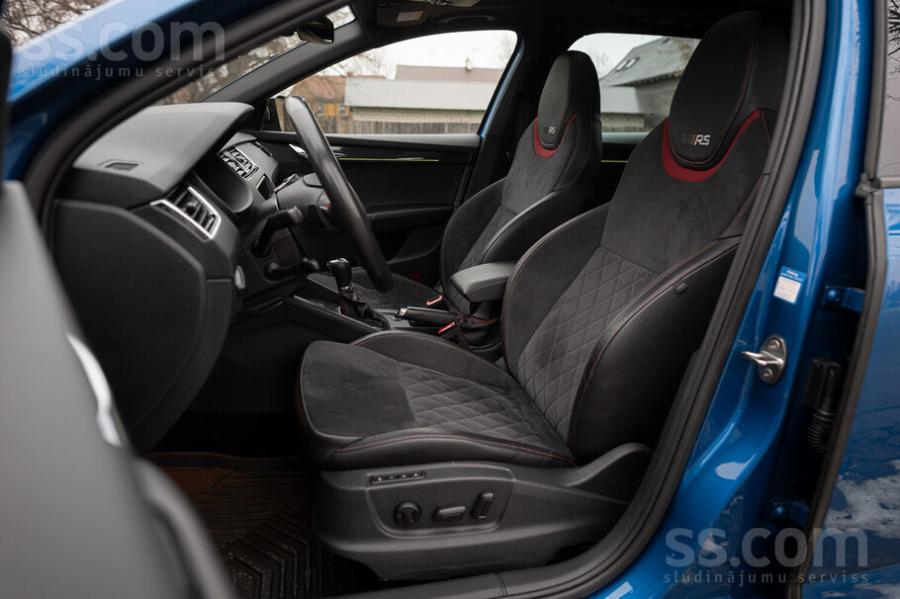 Blue Skoda Octavia 2019 in Jelgava, with an engine capacity of 2.00 L and mileage of 221 thousand km for 18700 €, photo 9 on AUTOMOTO.COM.LV