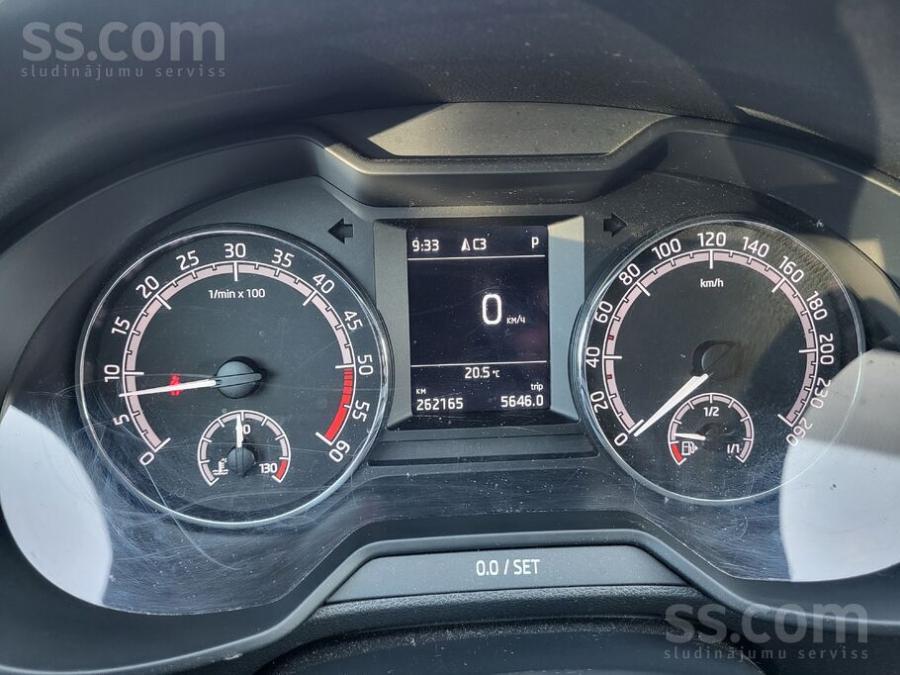 Zils Skoda Octavia 2019 Aizkraukle, ar dzinēja tilpumu 2.00 L un nobraukumu 262 tūkst. km par 9200 €, foto 6 vietnē AUTOMOTO.COM.LV