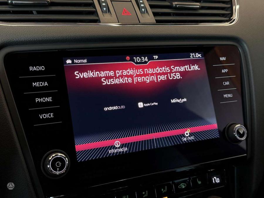 Синий Шкода Октавия 2019 в Каунас, объемом двигателя 1.98 л и пробегом 133 тыс. км за 17490 €, фото 31 на AUTOMOTO.COM.LV