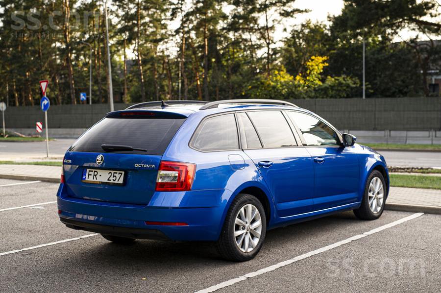 Blue Skoda Octavia 2019 in Riga, with an engine capacity of 1.60 L and mileage of 249 thousand km for 9700 €, photo 5 on AUTOMOTO.COM.LV
