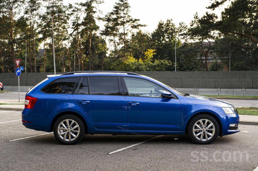Blue Skoda Octavia 2019 in Riga, with an engine capacity of 1.60 L and mileage of 249 thousand km for 9700 €, photo 6 on AUTOMOTO.COM.LV