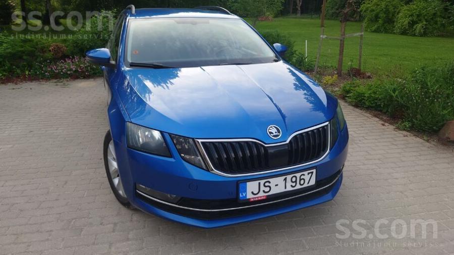 Blue Skoda Octavia 2019 in Riga, with an engine capacity of 1.50 L and mileage of 173 thousand km for 8500 €, photo 3 on AUTOMOTO.COM.LV