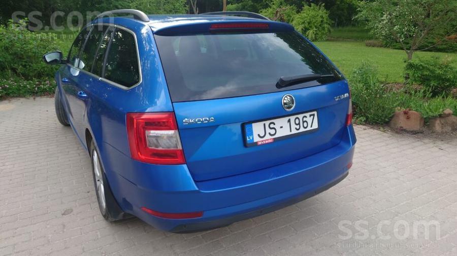 Blue Skoda Octavia 2019 in Riga, with an engine capacity of 1.50 L and mileage of 173 thousand km for 8500 €, photo 6 on AUTOMOTO.COM.LV