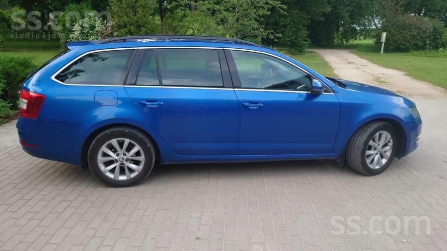 Blue Skoda Octavia 2019 in Riga, with an engine capacity of 1.50 L and mileage of 173 thousand km for 8500 €, photo 8 on AUTOMOTO.COM.LV
