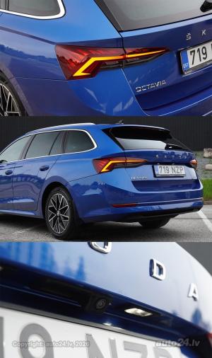 Blue Skoda Octavia 2020 in Tallinn, with an engine capacity of 1.50 L and mileage of 124 thousand km for 16500 €, photo 15 on AUTOMOTO.COM.LV
