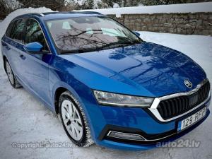 Zils Skoda Octavia 2021 Tallina, ar dzinēja tilpumu 1.50 L un nobraukumu 90 tūkst. km par 18990 €, foto  vietnē AUTOMOTO.COM.LV