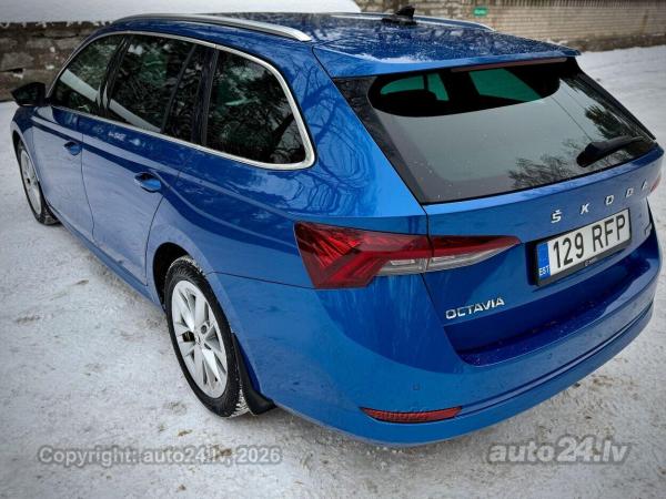 Blue Skoda Octavia 2021 in Tallinn, with an engine capacity of 1.50 L and mileage of 90 thousand km for 18990 €, photo 6 on AUTOMOTO.COM.LV