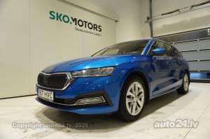 Zils Skoda Octavia 2021 Tallina, ar dzinēja tilpumu 1.50 L un nobraukumu 120 tūkst. km par 18500 €, foto  vietnē AUTOMOTO.COM.LV