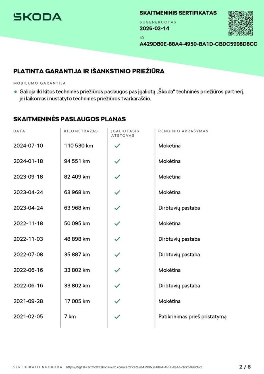 Blue Skoda Octavia 2021 in Avizieniai, with an engine capacity of 1.40 L and mileage of 166 thousand km for 15950 €, photo 31 on AUTOMOTO.COM.LV