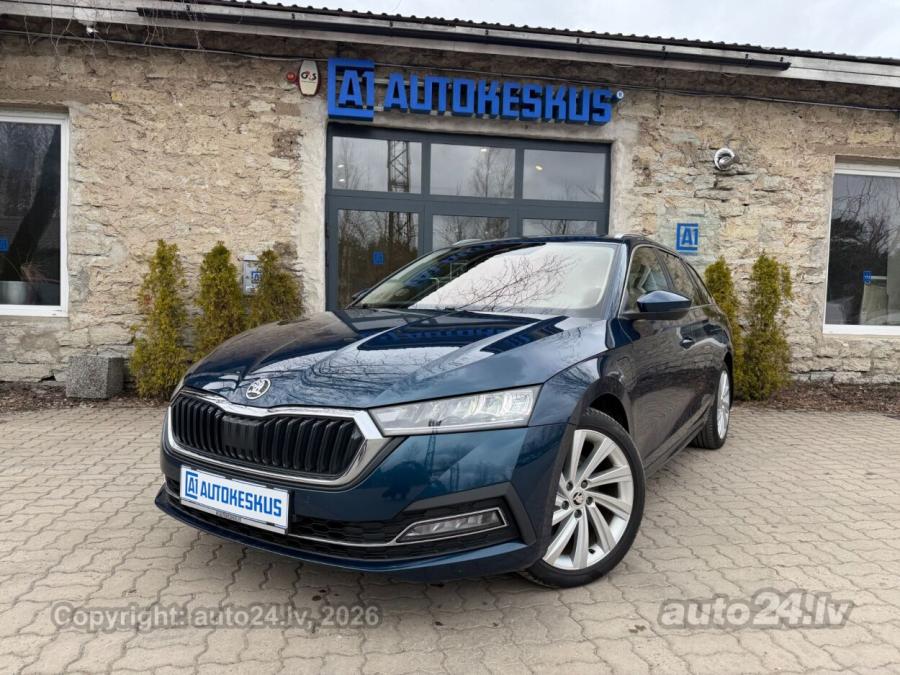 Zils Skoda Octavia 2021 Tallina, ar dzinēja tilpumu 1.40 L un nobraukumu 123 tūkst. km par 16490 €, foto 1 vietnē AUTOMOTO.COM.LV