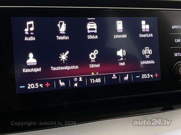 Zils Skoda Octavia 2021 Tallina, ar dzinēja tilpumu 2.00 L un nobraukumu 143 tūkst. km par 15700 €, foto 9 vietnē AUTOMOTO.COM.LV