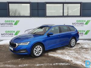Zils Skoda Octavia 2021 Tukums, ar dzinēja tilpumu 2.00 L un nobraukumu 106 tūkst. km par 20900 €, foto  vietnē AUTOMOTO.COM.LV