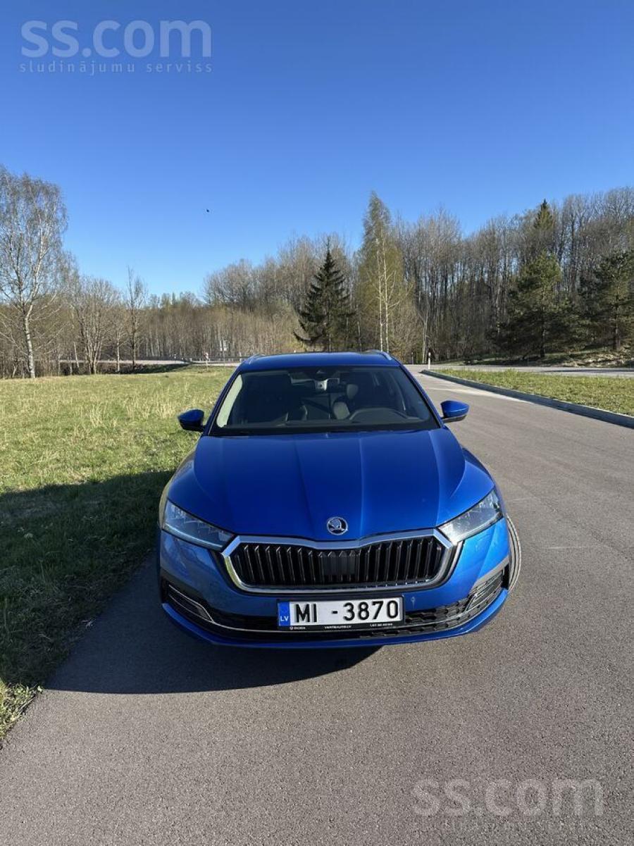 Zils Skoda Octavia 2021 Rīga, ar dzinēja tilpumu 1.50 L un nobraukumu 74 tūkst. km par 19000 €, foto 1 vietnē AUTOMOTO.COM.LV