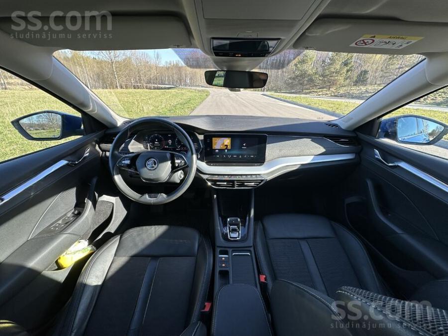 Zils Skoda Octavia 2021 Rīga, ar dzinēja tilpumu 1.50 L un nobraukumu 74 tūkst. km par 19000 €, foto 13 vietnē AUTOMOTO.COM.LV