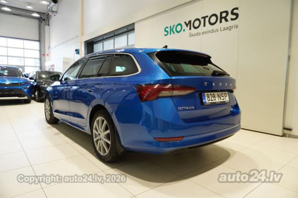 Blue Skoda Octavia 2021 in Tallinn, with an engine capacity of 1.50 L and mileage of 40 thousand km for 23900 €, photo 2 on AUTOMOTO.COM.LV