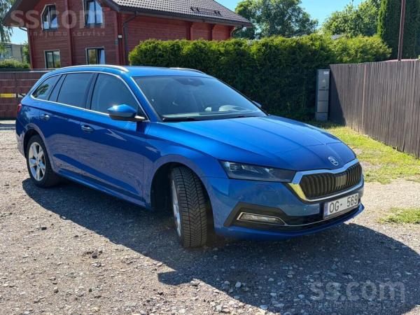 Синий Шкода Октавия 2021 в Рига, объемом двигателя 1.40 л и пробегом 129 тыс. км за 21500 €, фото 2 на AUTOMOTO.COM.LV