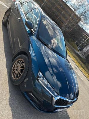 Blue Skoda Octavia 2021 in Cesis, with an engine capacity of 1.50 L and mileage of 65 thousand km for 16900 €, photo 13 on AUTOMOTO.COM.LV