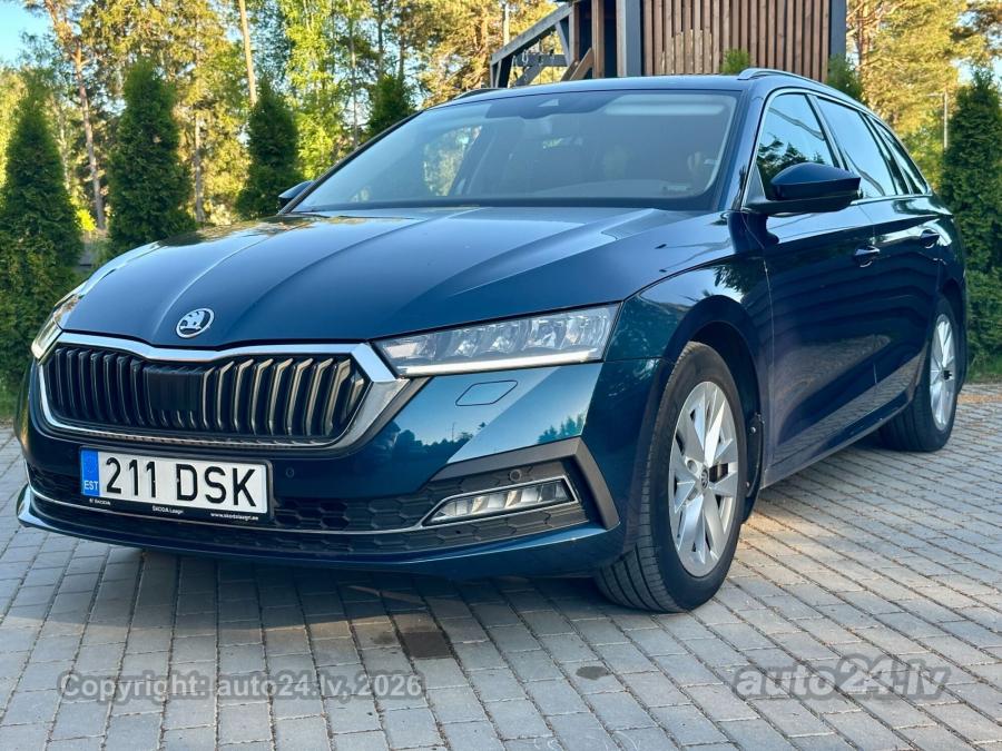 Синий Шкода Октавия 2021 в Таллин, объемом двигателя 1.50 л и пробегом 120 тыс. км за 15990 €, фото 1 на AUTOMOTO.COM.LV