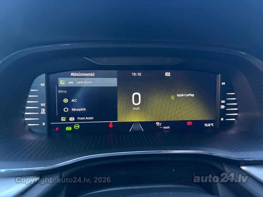 Синий Шкода Октавия 2021 в Таллин, объемом двигателя 1.50 л и пробегом 120 тыс. км за 15990 €, фото 18 на AUTOMOTO.COM.LV