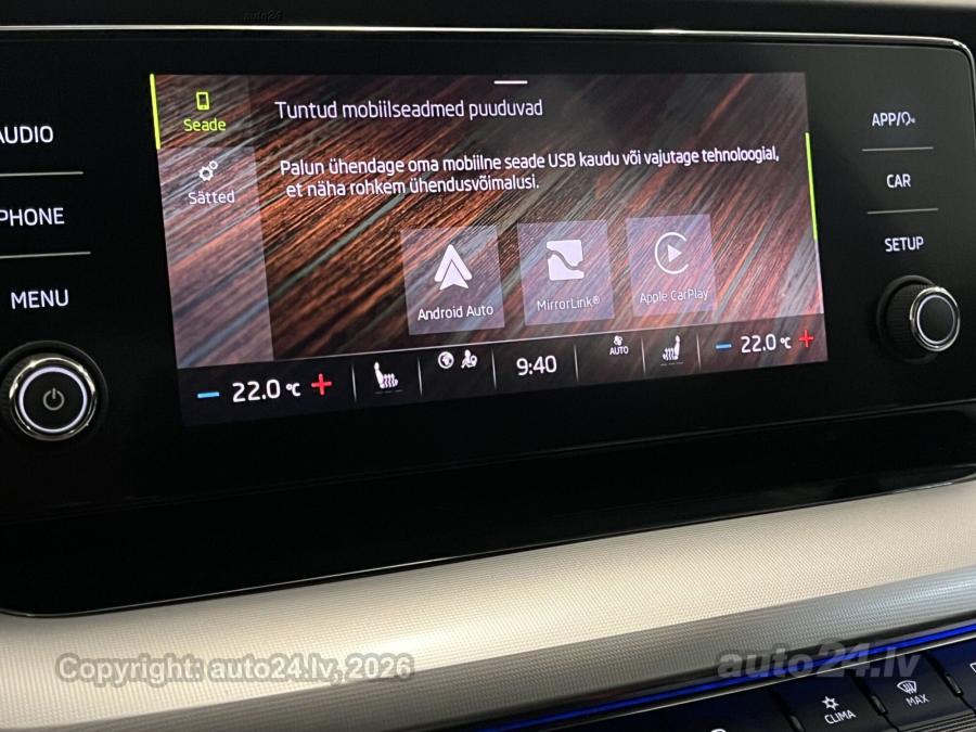 Синий Шкода Октавия 2021 в Таллин, объемом двигателя 1.50 л и пробегом 132 тыс. км за 16500 €, фото 9 на AUTOMOTO.COM.LV