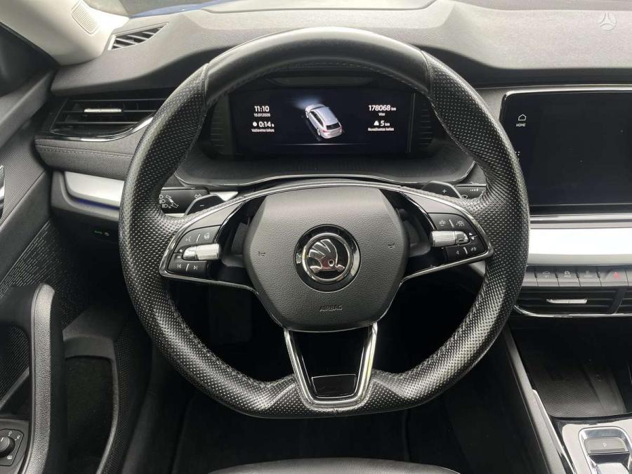 Blue Skoda Octavia 2021 in Vilnius, with an engine capacity of 1.97 L and mileage of 178 thousand km for 16904 €, photo 15 on AUTOMOTO.COM.LV
