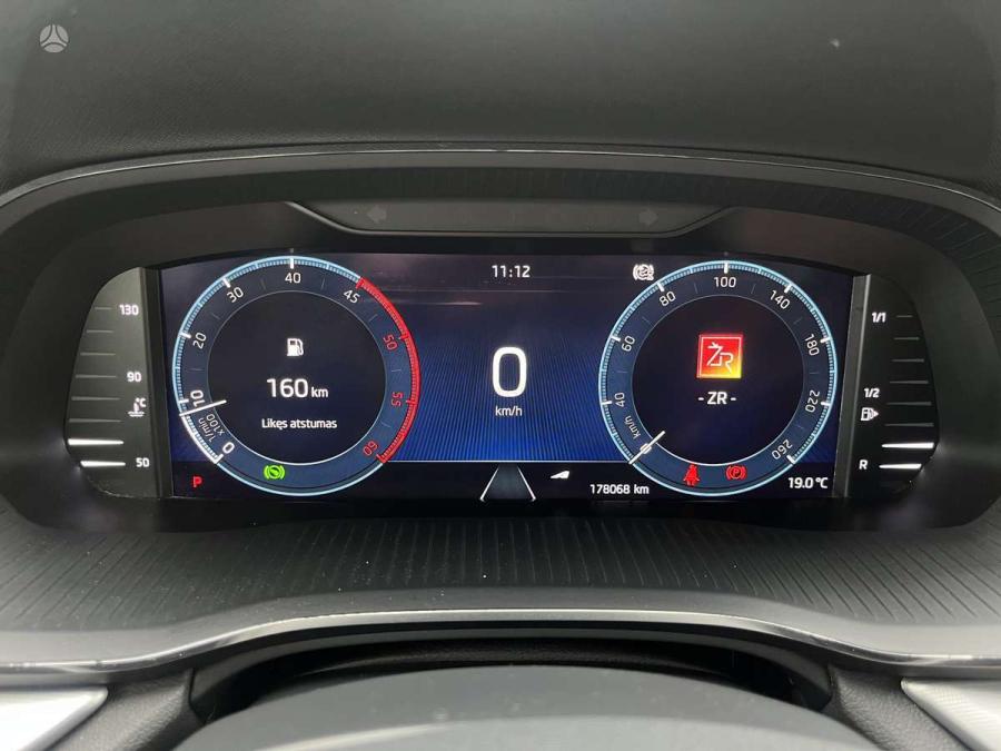 Blue Skoda Octavia 2021 in Vilnius, with an engine capacity of 1.97 L and mileage of 178 thousand km for 16904 €, photo 16 on AUTOMOTO.COM.LV