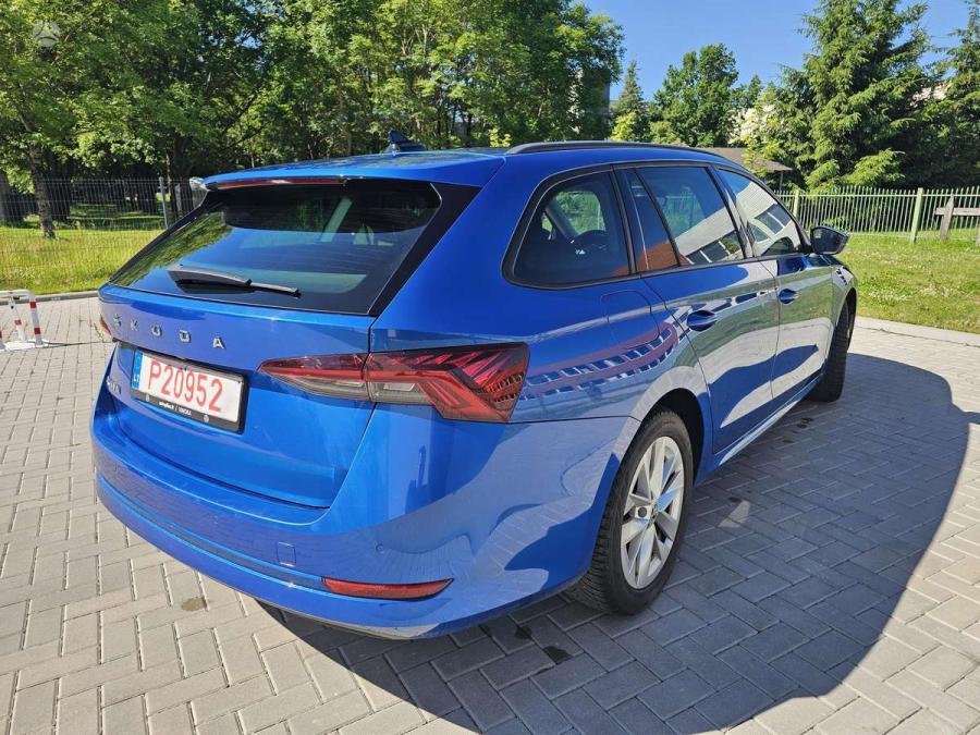 Blue Skoda Octavia 2021 in Kaunas, with an engine capacity of 2.00 L and mileage of 201 thousand km for 13150 €, photo 38 on AUTOMOTO.COM.LV