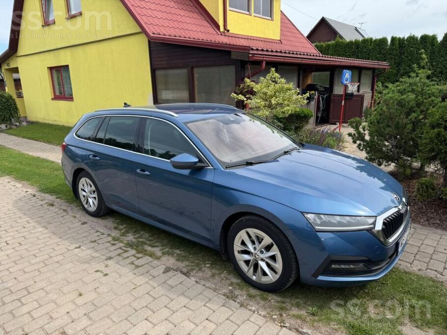 Blue Skoda Octavia 2021 in Riga, with an engine capacity of 1.50 L and mileage of 171 thousand km for 14000 €, photo 1 on AUTOMOTO.COM.LV